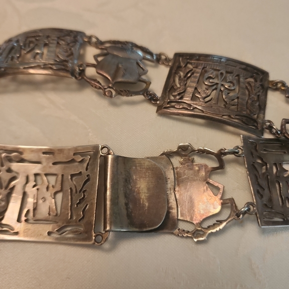 Scarab | Accessories | 92s Art Deco 800 Silver Egyptian Revival Scarab ...